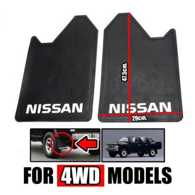 For Nissan Pickup Universal Navara Frontier Rear Mud Guard Rubber Ute ...