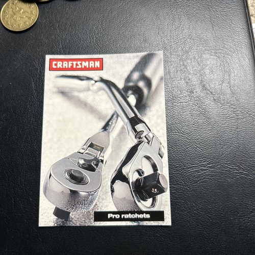Jb98 Craftsman Card Sears Roebuck 1996/97 #32 Pro Ratchets | eBay