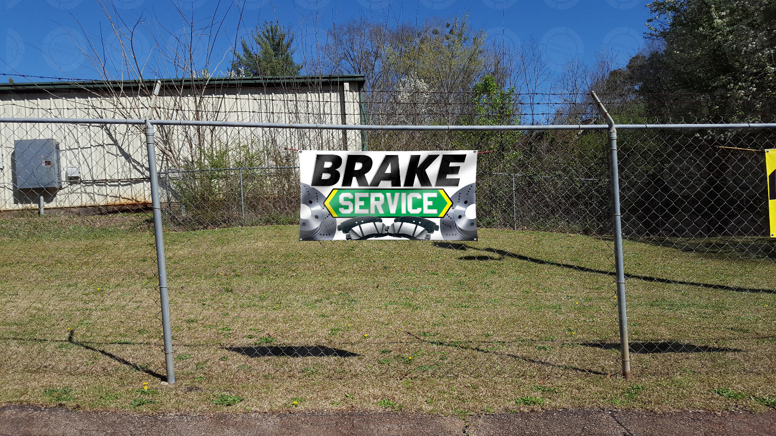 Brake Service Banner Open Sign Mechanic Auto Repair Shop Display Car ...