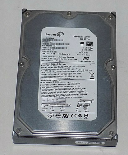 Seagate · Barracuda · 300 GB · SATA · 3.5 Inch Drive Internal 7200 rpm ...