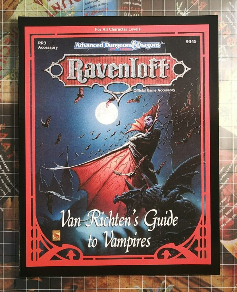 RR3 Van Richten's Guide to Vampires - Ravenloft - Dungeons & Dragons | eBay