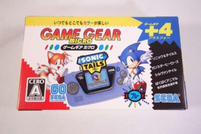 SEGA Game Gear Micro 4 Games Preloaded Blue 4974365729851| eBay