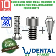Nobel Biocare Replace CC RP 4.3 X 8 Mm PMC Implants Conical Connection ...