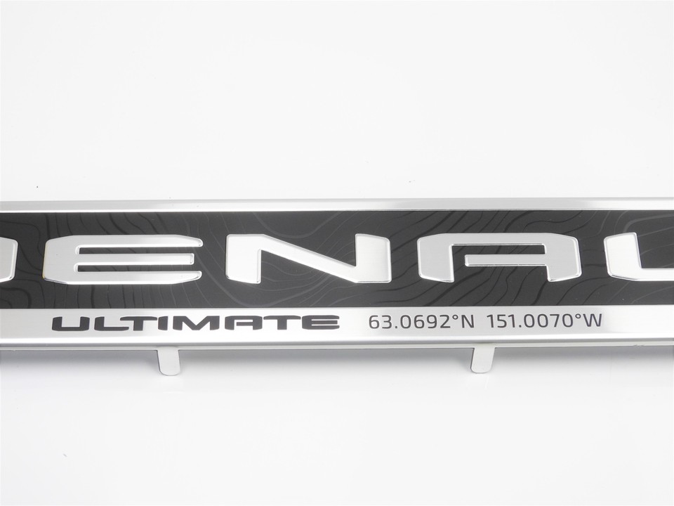 GMC Denali Ultimate Emblem Rear Left or Right 10" x 1-5/8" | eBay