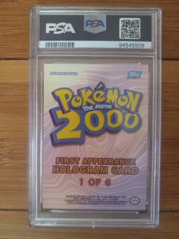 Lugia First Appearance Topps 1/6 Pokemon The Movie 2000 PSA 5 | eBay
