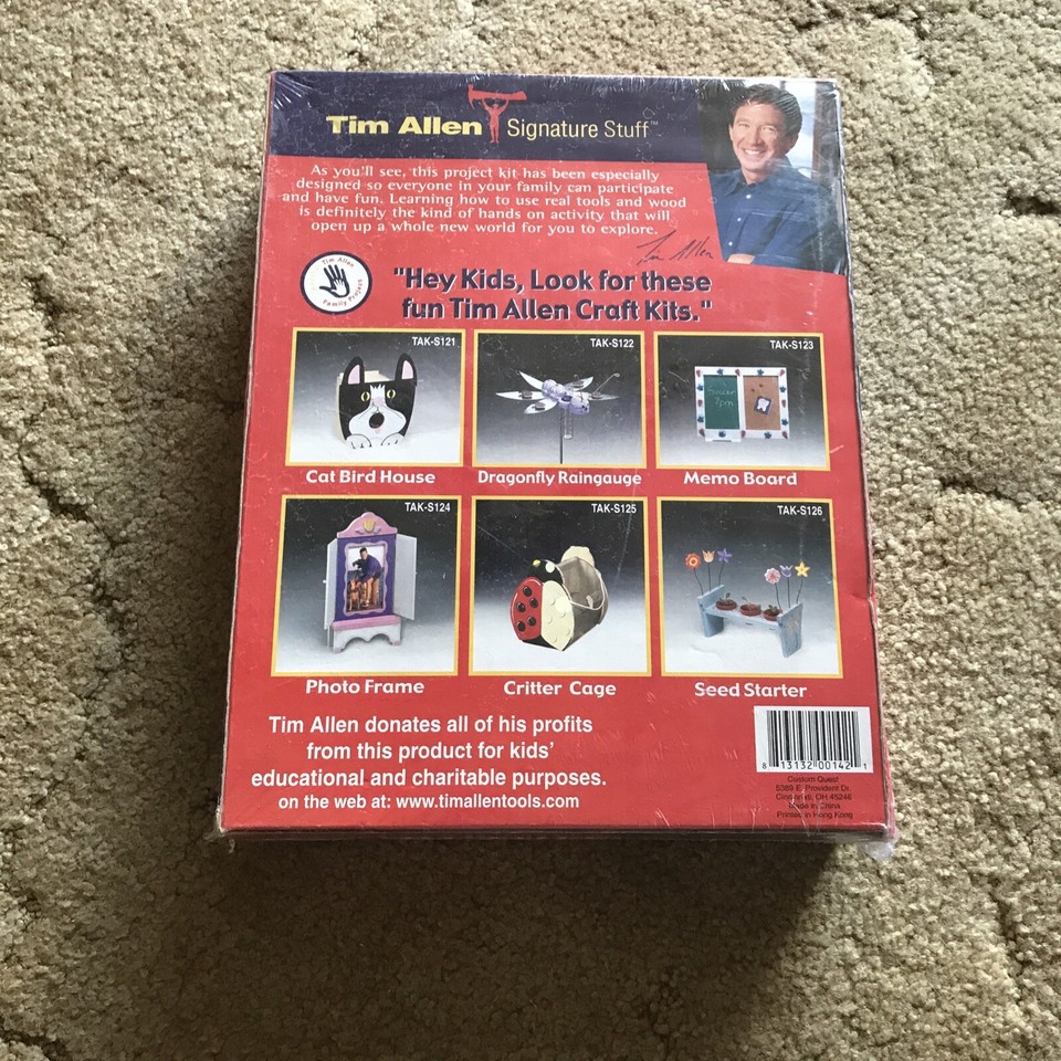 Tim Allen Signature Stuff Cat Birdhouse Craft Kit Real Serious Fun New ...