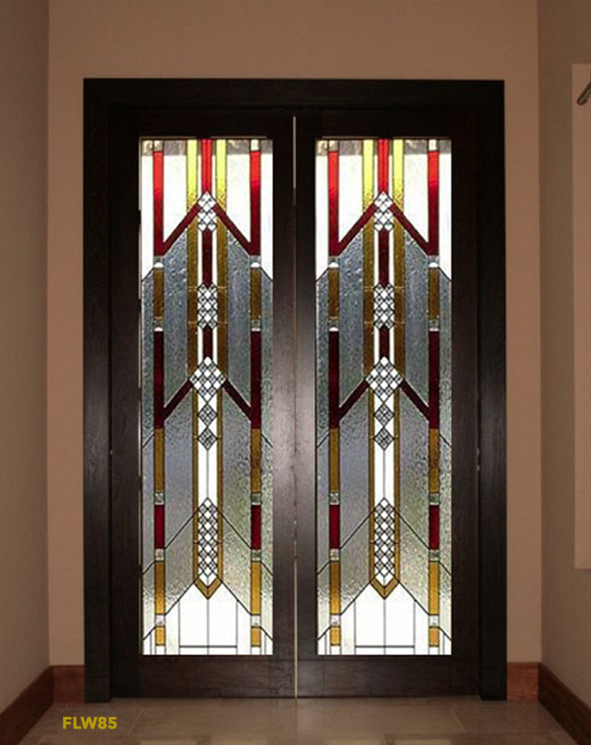 A Frame Door Frank Lloyd Wright Stained Glass Frank