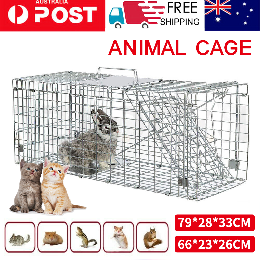 Rat Trap Humane Possum Feral Cage Cat Rabbit Bird Animal Dog Hare Fox ...