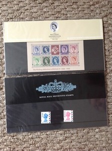 Presentation Pack Definitive Stamps Collection Royal Mail mint Stamps ...