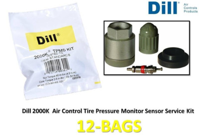 Dill 2000K Air Control Tire Pressure Monitor Sensor Service Kit, 12 ...