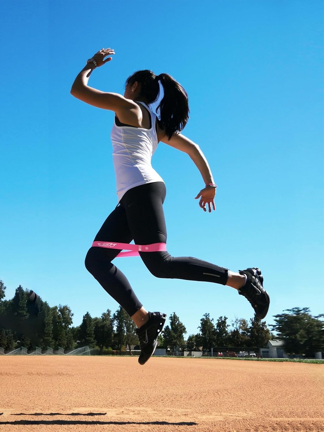 Resistance Loop Exercise Bands with Instruction Guide and Carry Bag ...