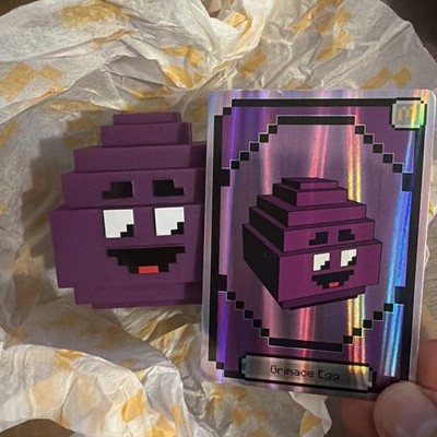 RARE McDonald’s Grimace Egg (A Minecraft Movie) WORKING MINECRAFT CODE ...