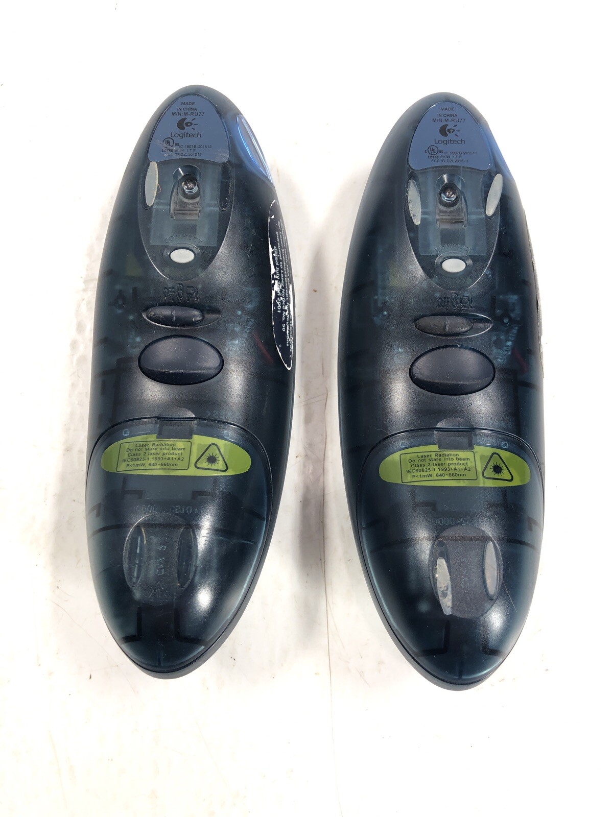 Lot Of2 Logitech M-RU77 Presentation Pointer Mouse Red Pointer ...