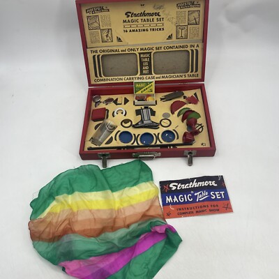 Vintage Strathmore Magic Table classic toys magic sets magician tricks ...