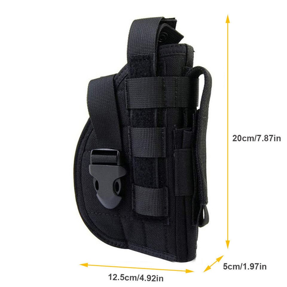 Military Army Tactical Pistol Gun Molle Belt Holster Right Handed ...