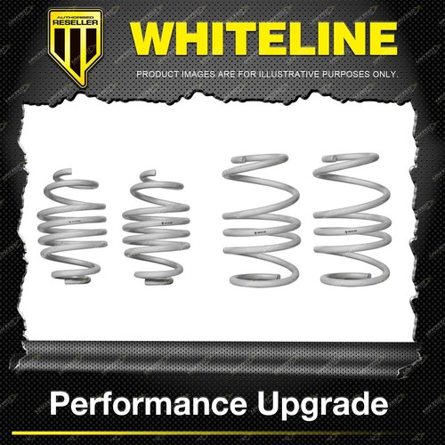 Whiteline Lower 15mm Front 20mm Rear Coil Springs for Renault Clio III ...