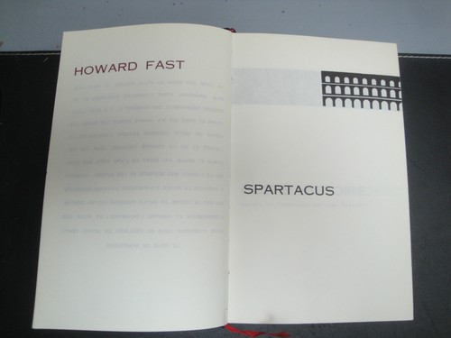 Howard Fast - Spartacus - 1960 | eBay