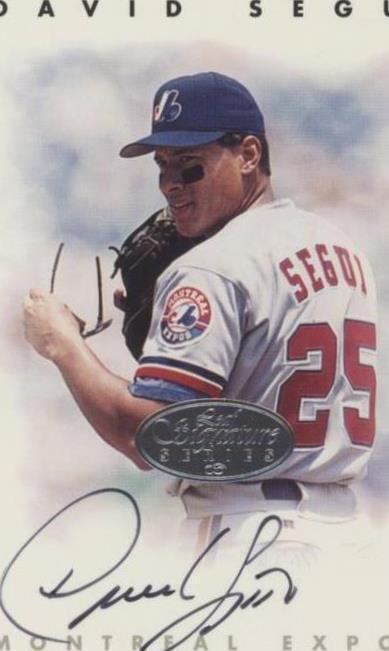 1996 Leaf Signature Series - Autographs David Segui Silver (AU) for ...