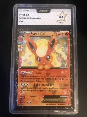 PCA 9,5 PYROLI EX RC6 SERIE XY GENERATIONS - Carte Pokemon | eBay
