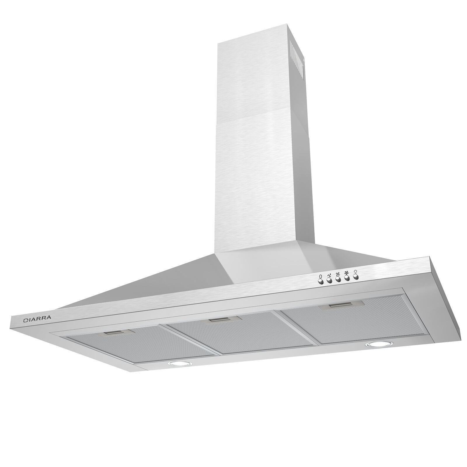 CIARRA CBCS9301 90cm Wall-Mounted Cooker Hoods - Silver for sale online ...