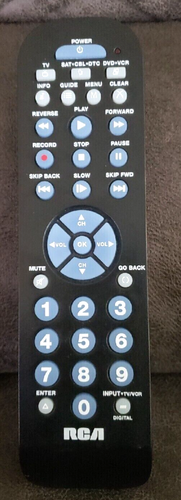 RCA PLATINUM PRO Universal Remote RCR3273 3 Device TV DVD VCR DVR Fast ...