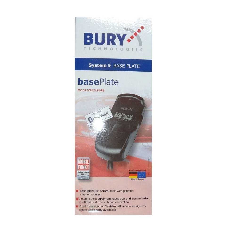 Bury System 9 BasePlate Aufnahmehalter für activeCradle 0-07-22-0001-0 ...