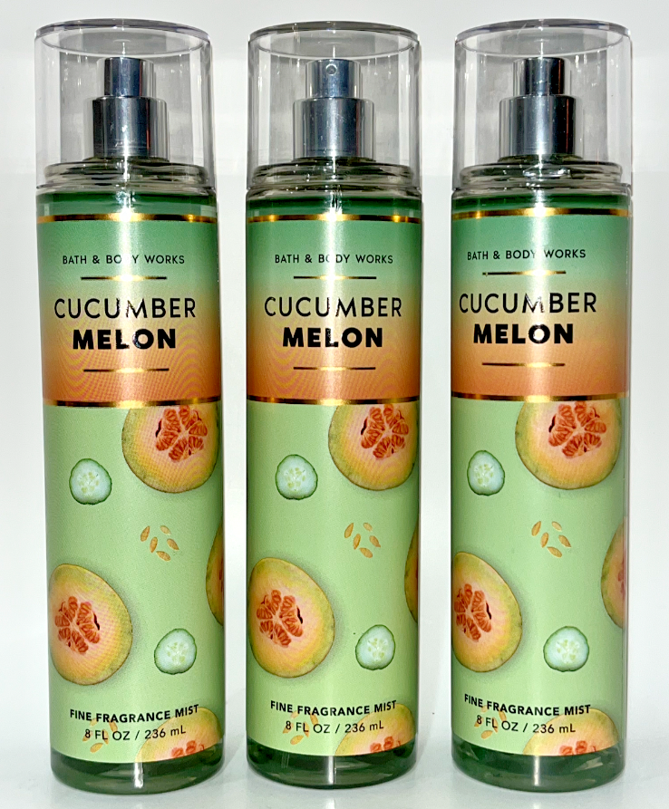 3 Cucumber Melon Fragrance Mist Bath & Body Works 8 fl oz | eBay