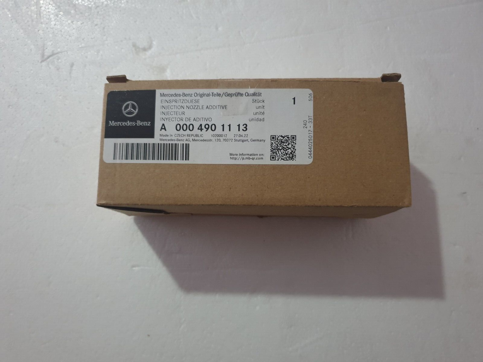 MERCEDES C Class W205 Adblue Injection Nozzle Addtive A0004901113 for ...