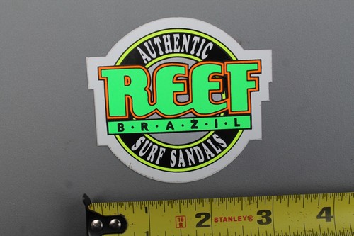Reef Surf Sandals Brazil Neon Green 80's Original V60A Vintage Surfing ...
