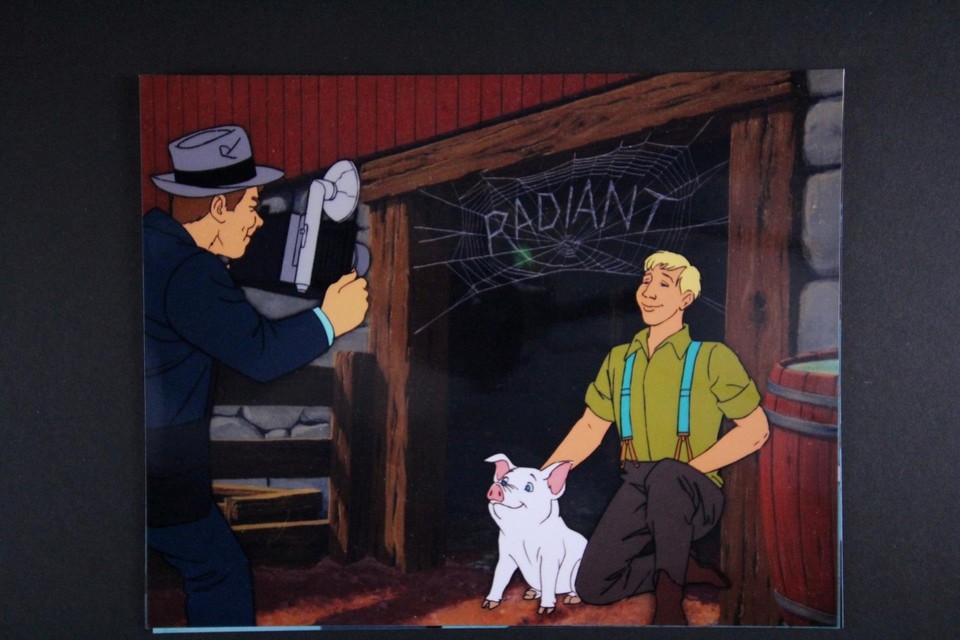 LOT: Six 1990s CONTEMPORARY TV CARTOON PHOTOS~CHARLOTTE'S WEB~ | eBay