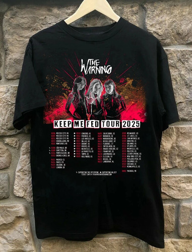 NEW!!! The Warning Band Poster Tour 2025 Black All Size T-Shirt | eBay