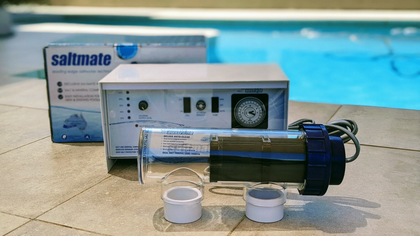 Saltmate RP30 Self Clean Saltwater Swimming Pool Chlorinator **NEW ...