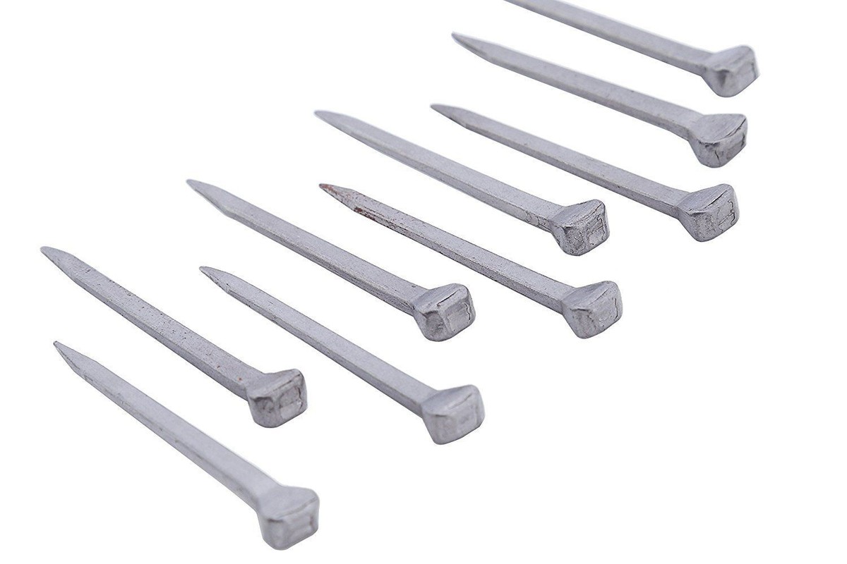 Steel Horseshoe Accessories 250 Pcs Horseshoe Nails - 2 Inch Steel ...
