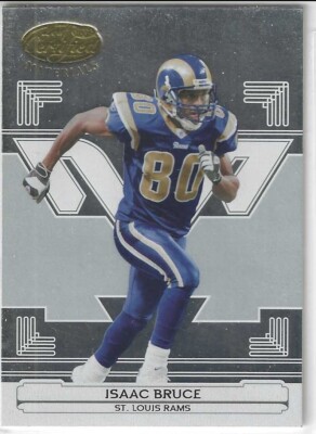 2006 Leaf Certified Materials #132 Isaac Bruce St. Louis Rams HOF ...