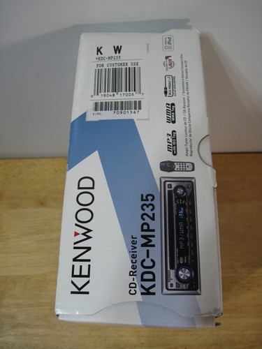 Kenwood KDC-MP235 CD Player In Dash Receiver for sale online | eBay