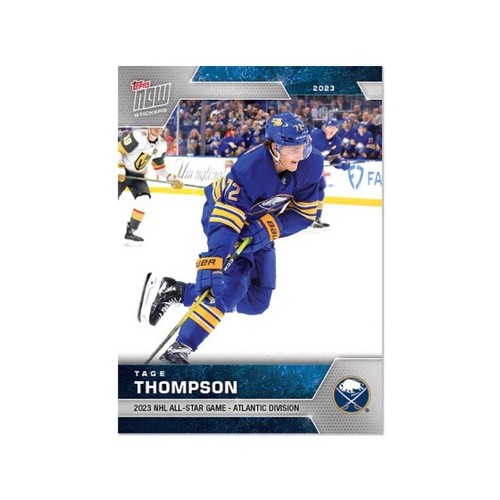 2022-23 NHL Topps NOW® Sticker #ASG05 🏒 Tage Thompson 🏒 Buffalo Sabres ...