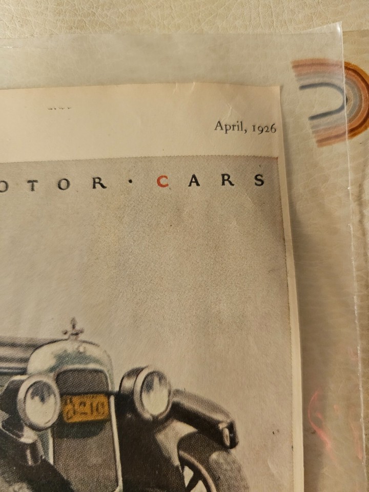 Original 1926 Overland Six Motors Toledo Ohio Toronto Magazine Ad ...