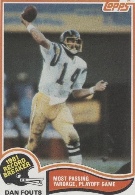 1982 Topps Dan Fouts #2 for sale | eBay