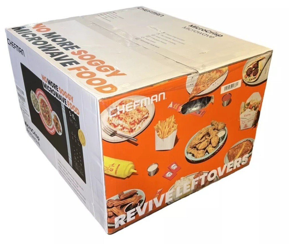 Chefman MicroCrisp Microwave - 1000W, Black (RJ55MF) for sale online | eBay