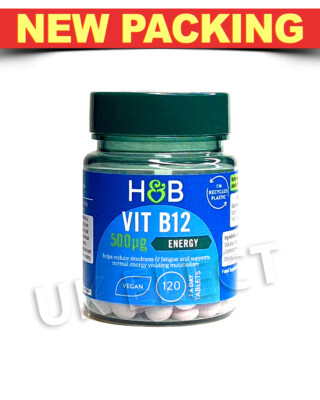 Holland & Barrett VITAMIN B12 - 500ug Tablets **New Packing** | eBay UK