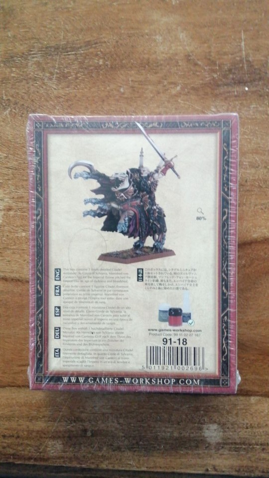 WARHAMMER FANTASY Vampire Counts Manfred von Carstein Mounted Metal OOP ...