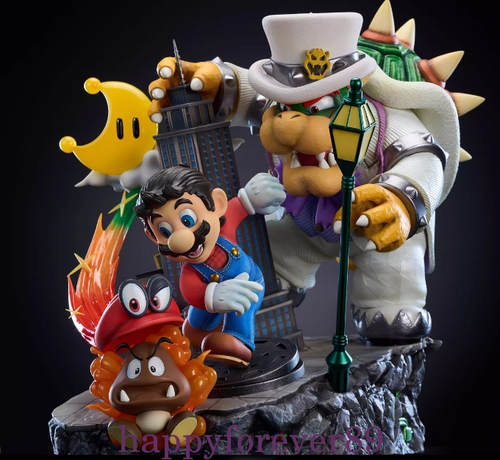 WAKE Studio Mario Resin Statue Pre-order H:37.7cm Collection Painted ...