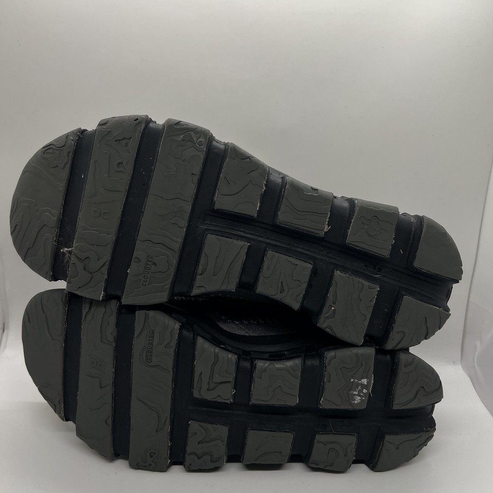 On Cloud CloudTec Shoes Womens Size 9.5 Black Gray Swiss Engineering ...