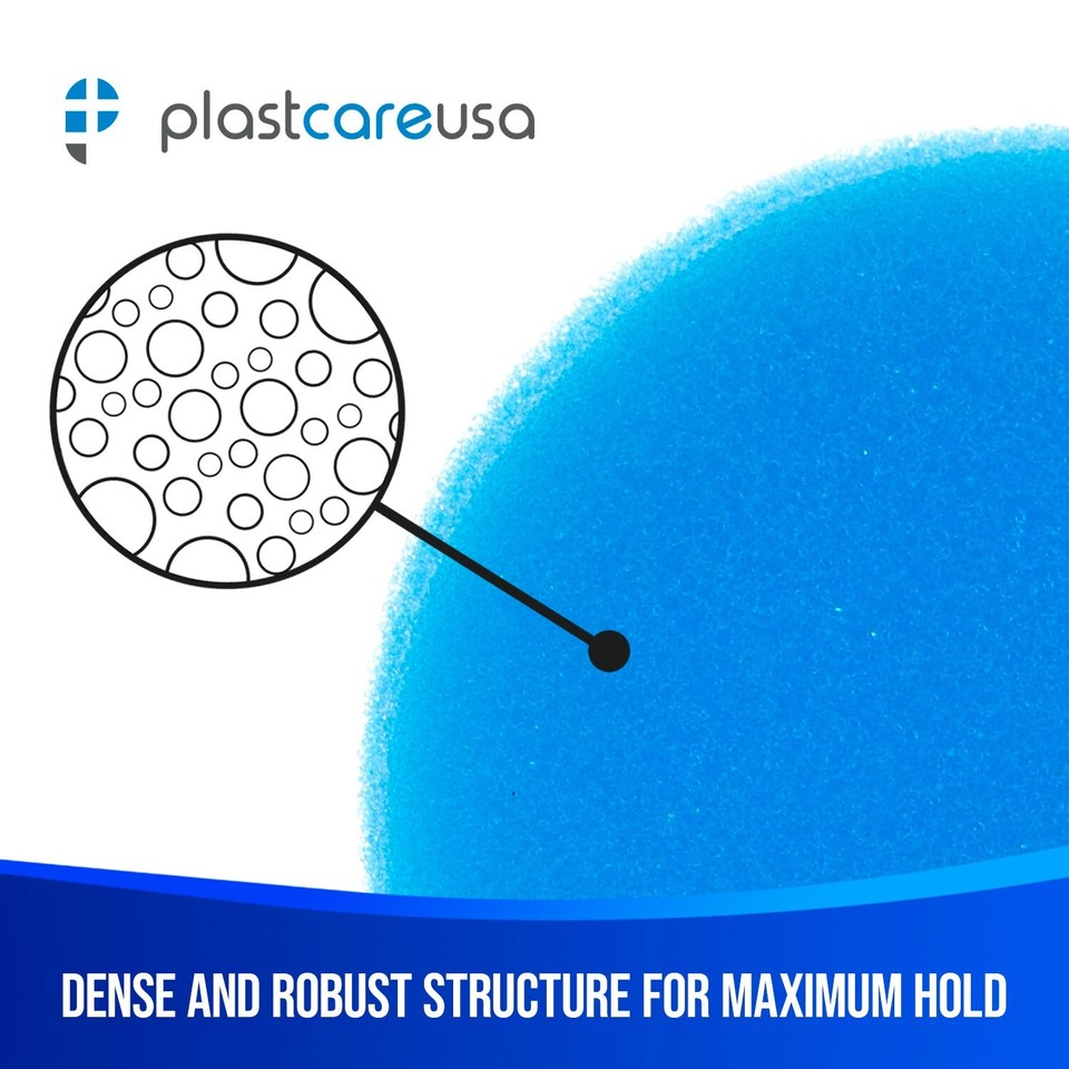 100 2.5" Premium Endodontic Foam Round Blue Sponge Cushions Dental Endo ...