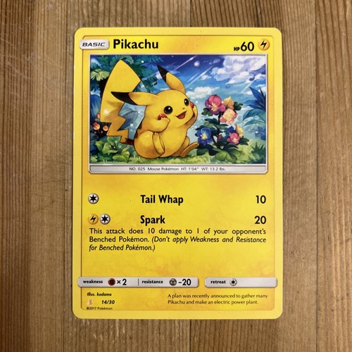 Pikachu - 14/30 - Alolan Raichu Trainer Kit pokemon Card TCG MP | eBay