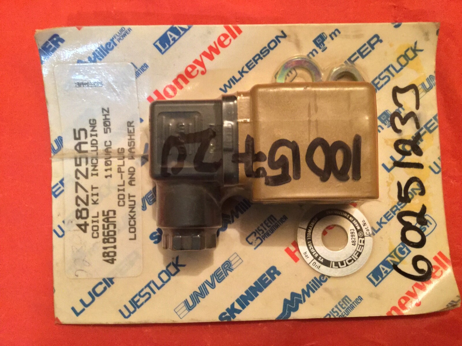 HONEYWELL LUCIFER 482725A5 Coil Kit 100VAC (Two Kits for this price ...