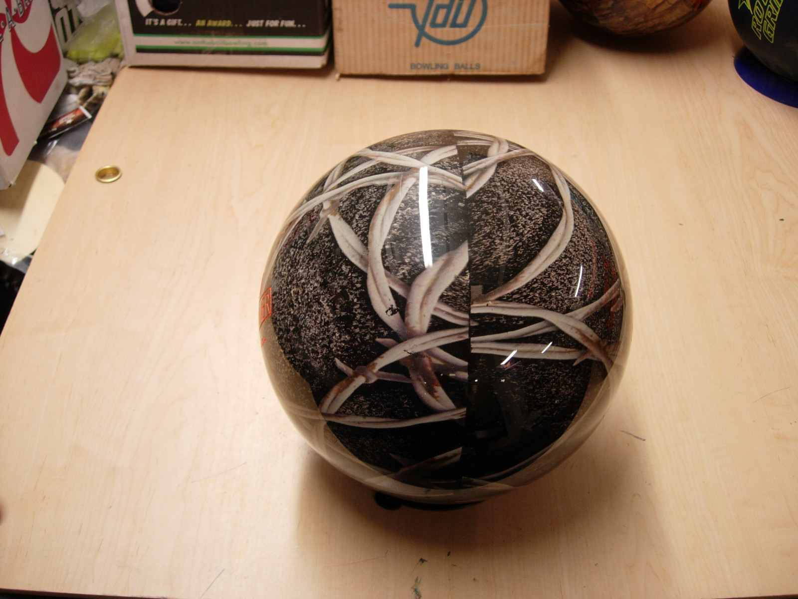 g5 MADE IN USA 8# 6oz NIB Hammer TWISTED Tough Clear Polyester Bowling ...