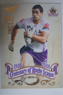 NRL Rugby League 1908-2008 Centenary of Rugby League Card Storm Greg ...