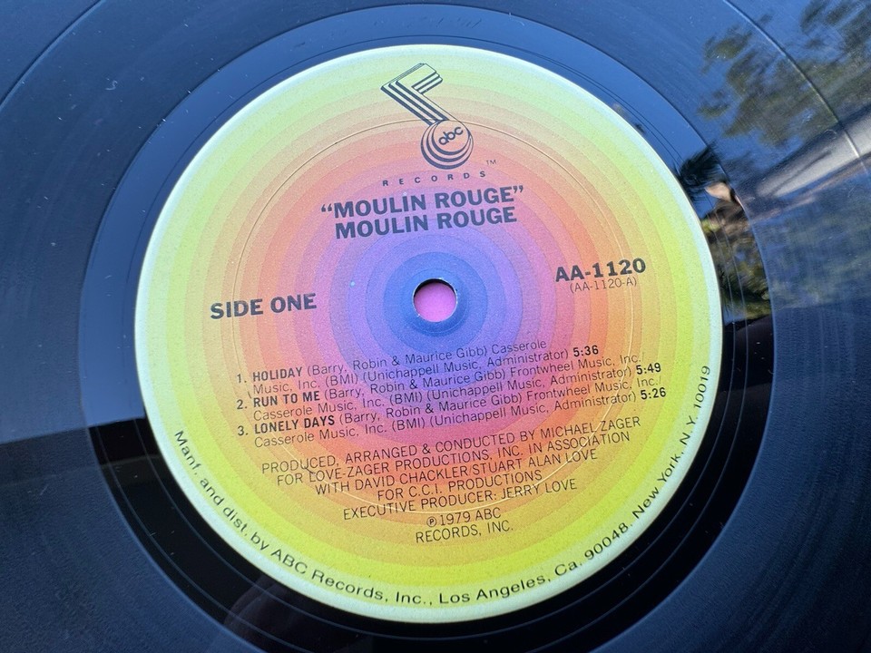 Moulin Rouge LP 1979 Vinyl, Tribute to the Bee Gees, Disco, PROMO COPY ...