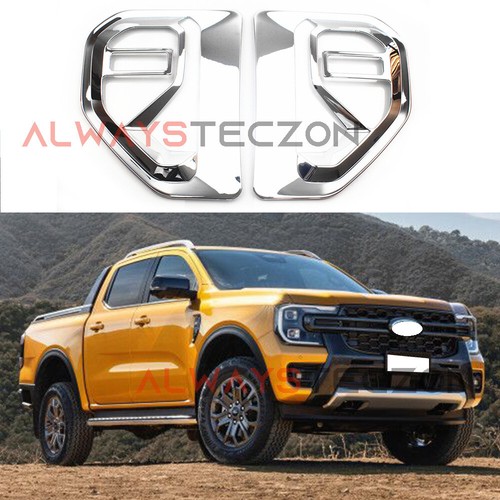 Chrome Side Fender Marker Light Cover Trim Accessories for Ford Ranger ...
